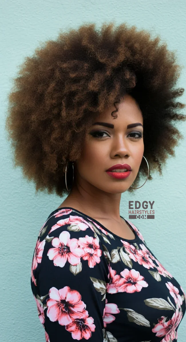 7. Voluminous Curly Afro | 10 Amazing Hairstyles That You Can Do With ...