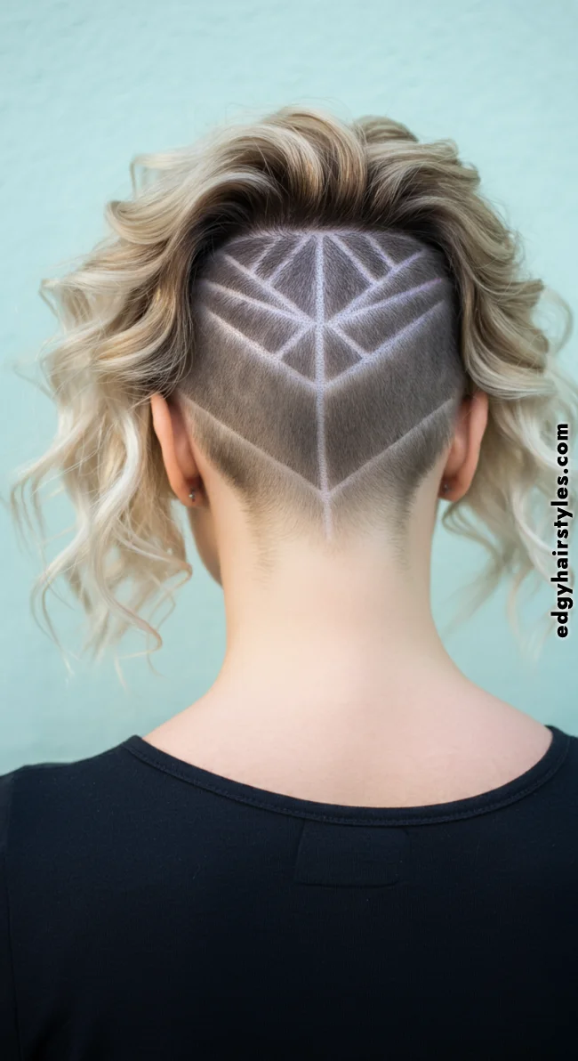 7. Floral Design Undercut | Undercut Hairstyles For Women - 10 Ideas ...