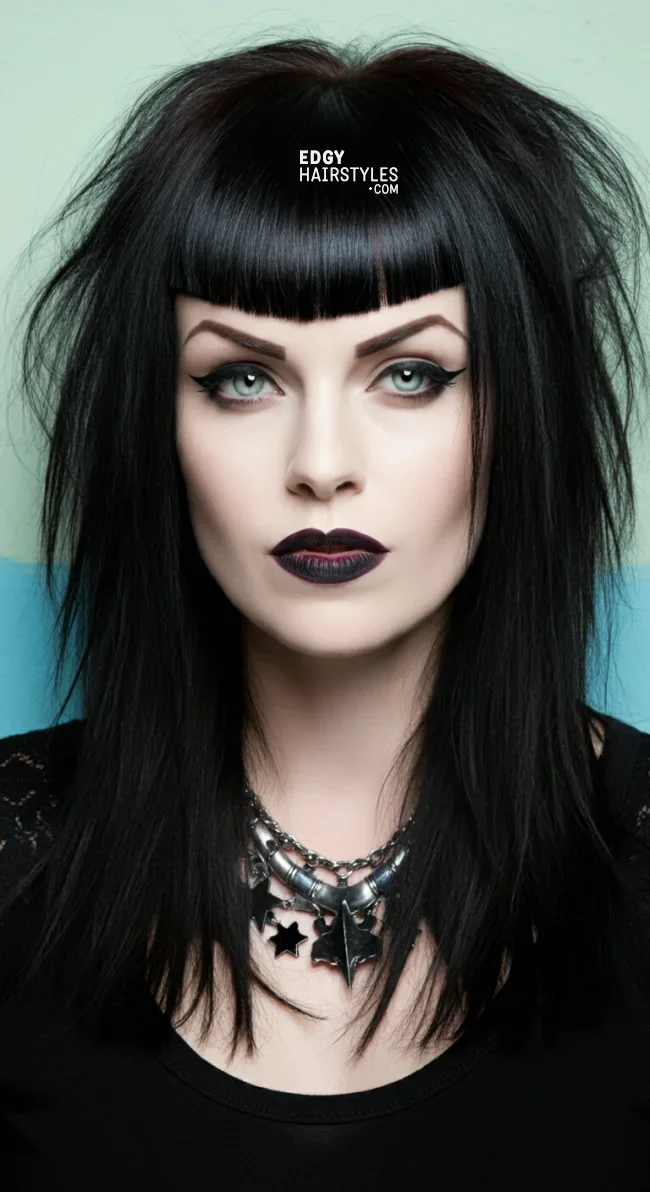 6. Shaggy Hush Cut with Blunt Bangs | 6 Hush Cut Hairstyles That Bring ...