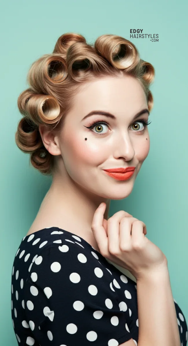 5. Pin Curls | 10 Charming 1940S Hairstyles For A Classic, Vintage ...