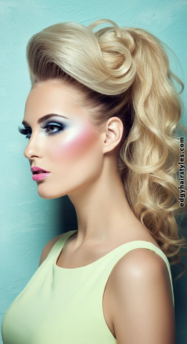 2. High Voluminous Ponytail | Ponytail Hairstyles: Elevate Your Look ...