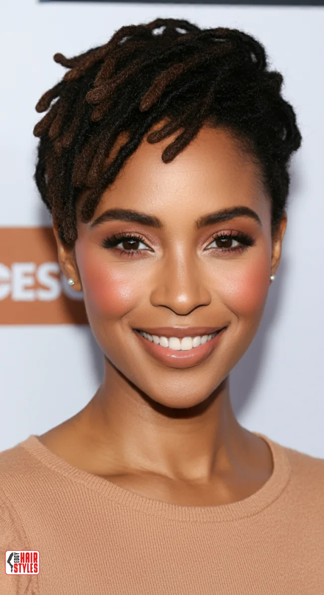 9. Locs with Bangs | 10 Gorgeous Ways To Style Your Locs « Edgy Hairstyles