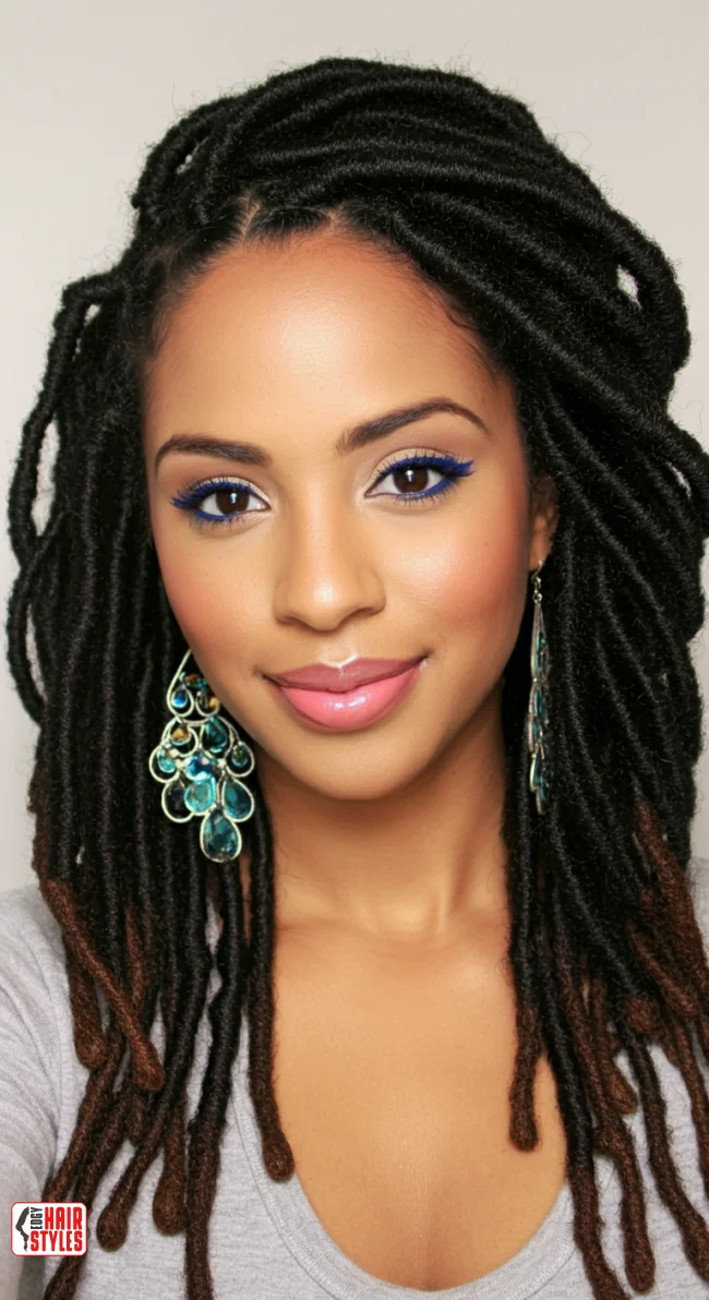 4. Braided Locs | 10 Gorgeous Ways To Style Your Locs « Edgy Hairstyles